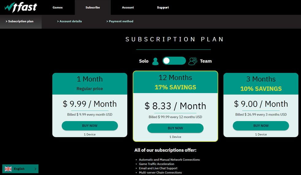 WTfast – esolution