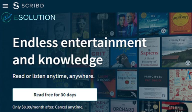Get Scribd free account username and password from Esolution